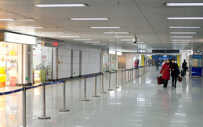 Passageway in subway editorial image. Image of barriers - 18043415