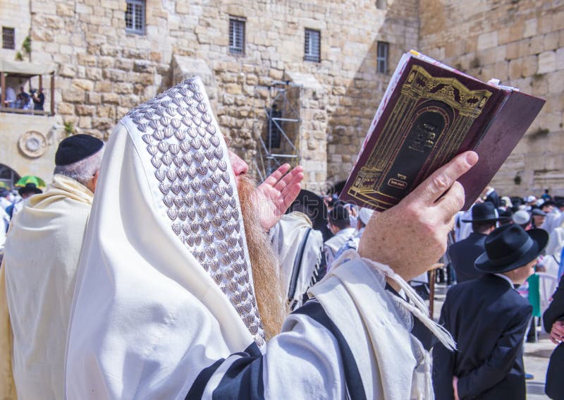 Passahfest in Der Westlichen Wand Redaktionelles Stockbild - Bild von ...