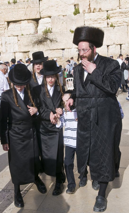 Passahfest in Der Westlichen Wand Redaktionelles Stockfotografie - Bild ...