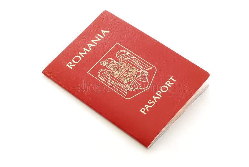 Passaporto E Certificato Di Nascita Rumeni Fotografia Stock - Immagine ...