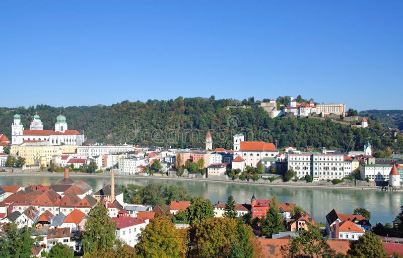 Passau in bavaria stock photo. Image of tourism, geography - 22275544