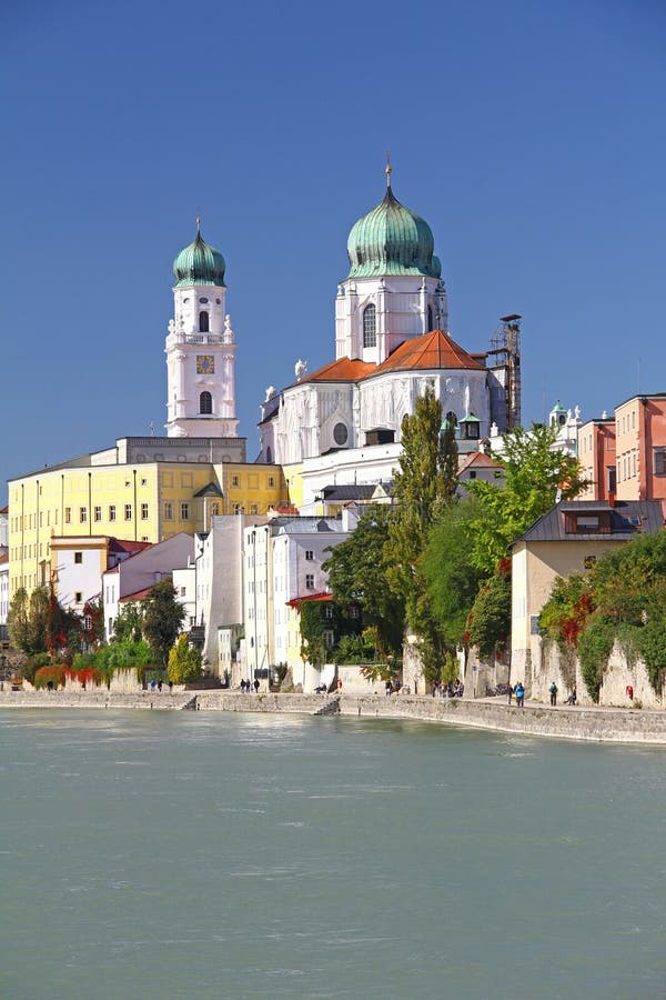 Passau, Bavaria, Germany stock photo. Image of rivers - 36605098