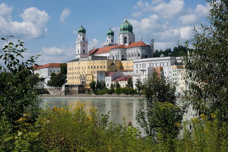 Passau, Germany stock image. Image of church, rivers - 29326969