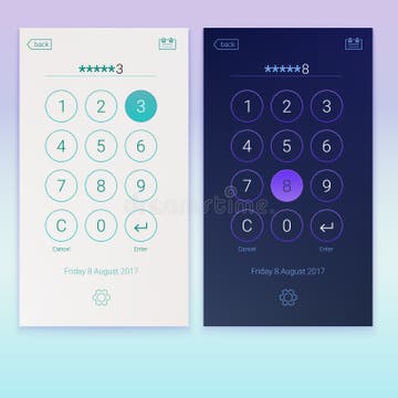 Digital Passcode Stock Illustrations – 1,189 Digital Passcode Stock ...