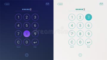 Digital Passcode Stock Illustrations – 1,189 Digital Passcode Stock ...
