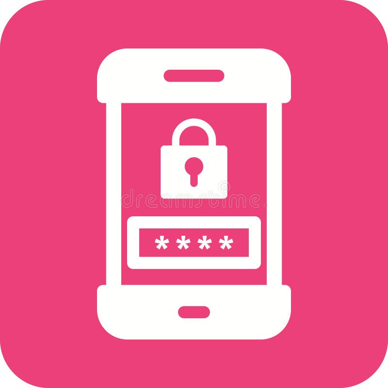 Passcode stock vector. Illustration of phone, privacy - 84628231