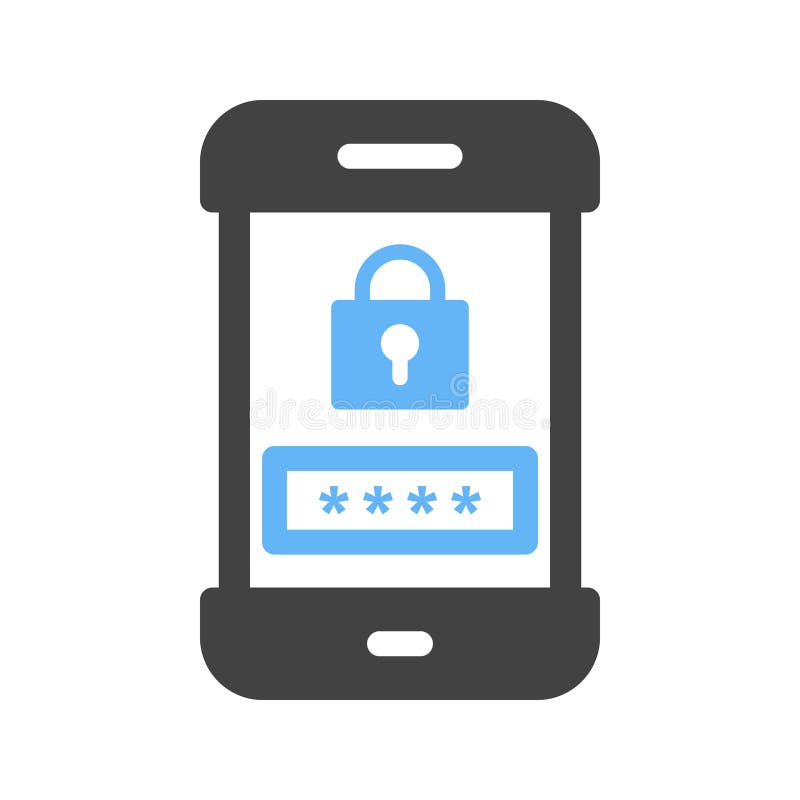 Passcode stock vector. Illustration of passcode, phone - 84894756