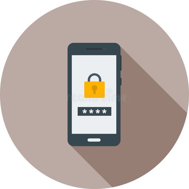 Passcode stock vector. Illustration of vector, unlock - 88608712