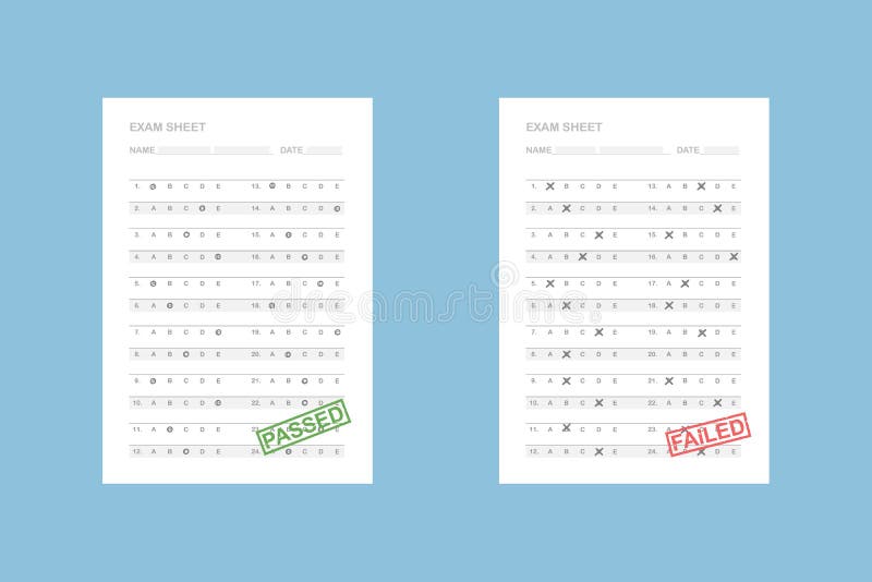 Failed Paper Clipart