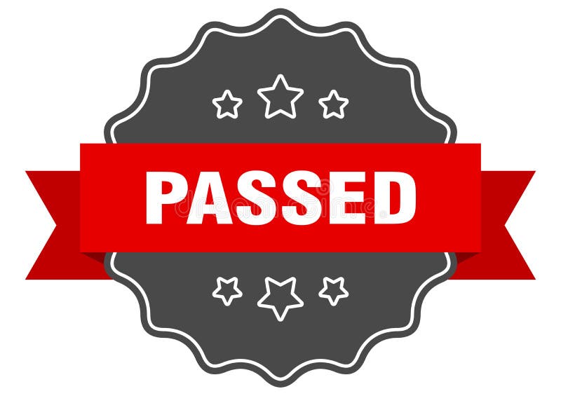 QC Passed Red Label for Business Stock Illustration - Illustration of ...