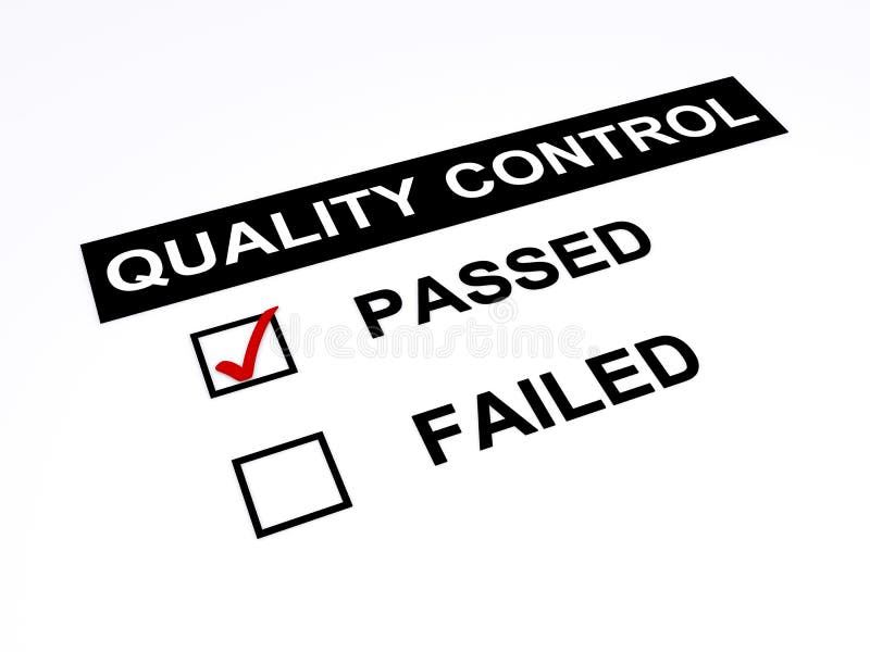 Quality Control Rejected stock vector. Illustration of denial - 8379139