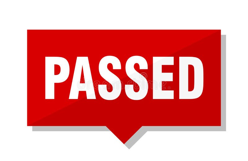 Passed price tag stock vector. Illustration of passed - 118881142
