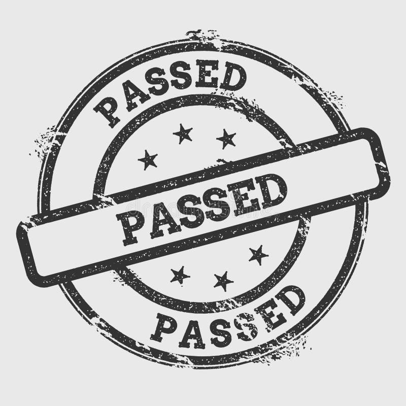Passed rubber stamp stock vector. Illustration of sign - 19662837