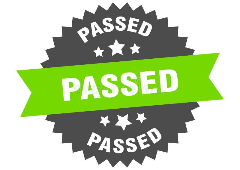 Passed stock vector. Illustration of circle, grey, pass - 160545852