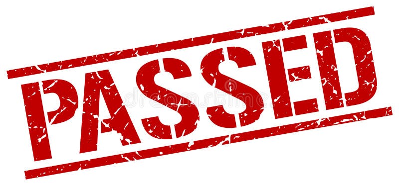 Passed stock vector. Illustration of pass, emblem, medal - 120378485