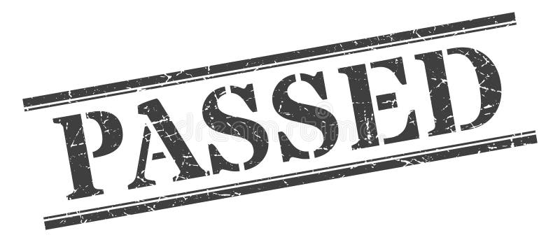 Passed stock vector. Illustration of pass, emblem, medal - 120378485