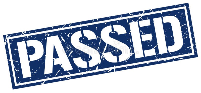 Passed stamp stock vector. Illustration of grunge, badge - 120853559