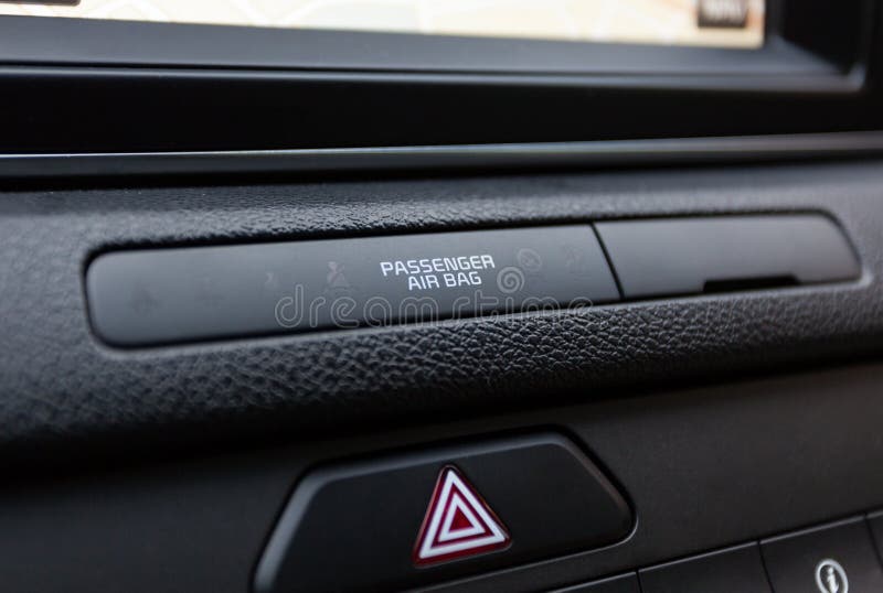 Airbag sign in car stock image. Image of signal, crash - 105826107