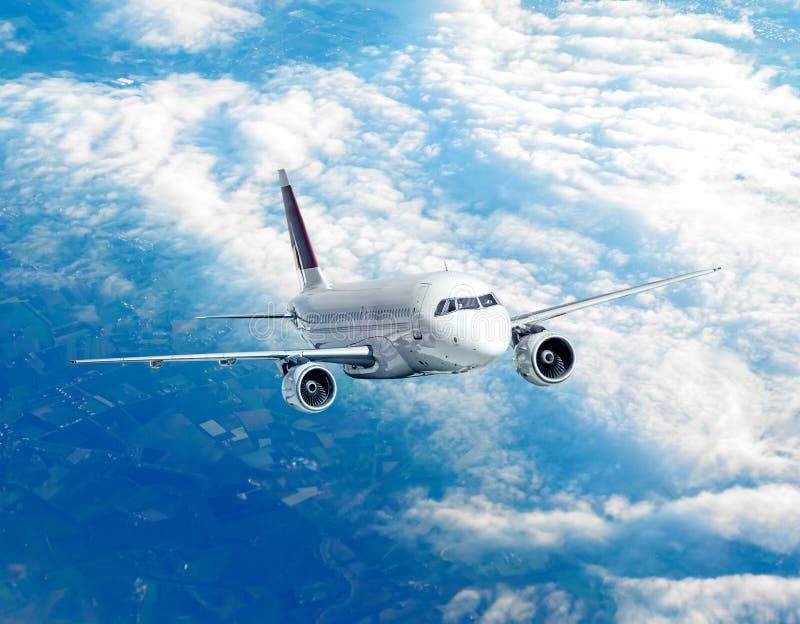 Passenger Airliner stock photo. Image of airbus, cargo - 47507208