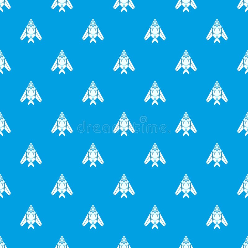 Passenger Airplane Pattern Vector Seamless Blue Stock Vector ...