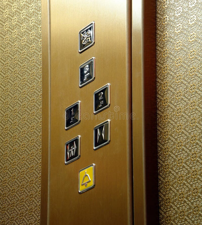 Passenger elevator cabin stock photo. Image of lighting - 91553298