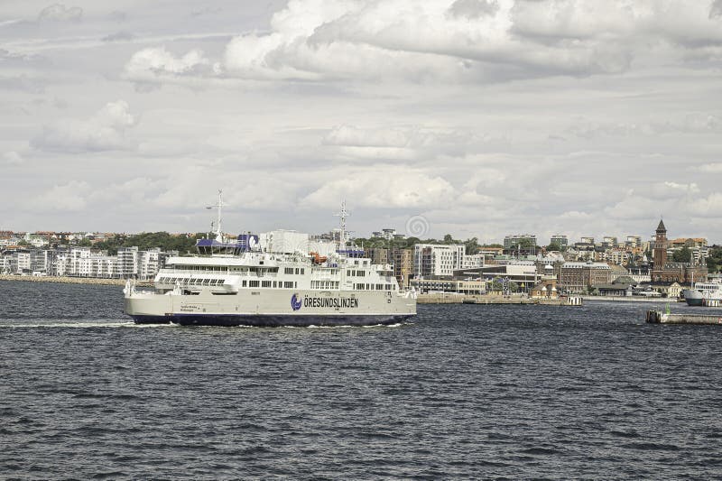 Passenger Ferry between Denmark and Sweden Editorial Stock Photo ...