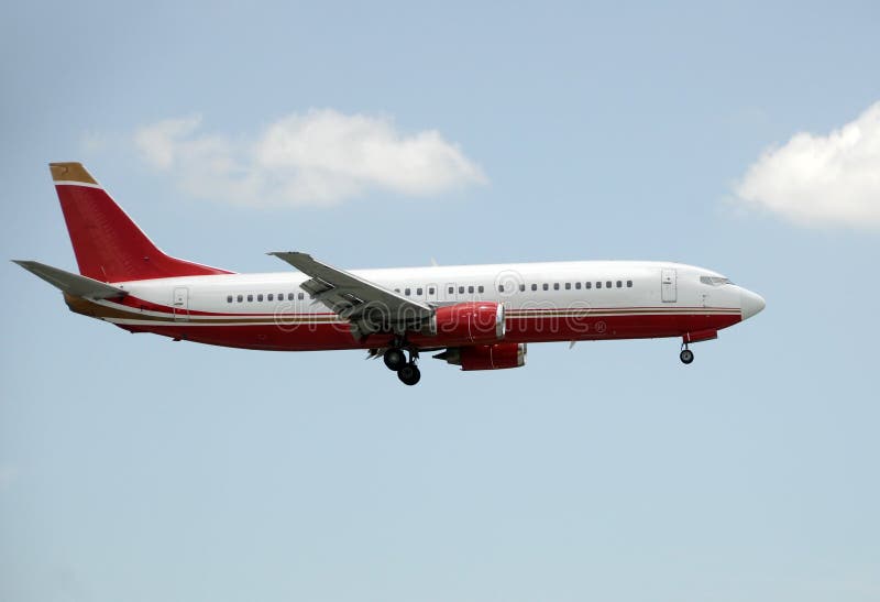 Passenger jet stock image. Image of flight, airline, jetliner - 10195919