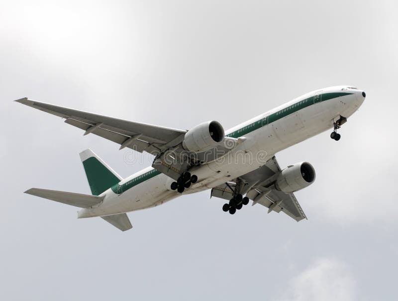 Passenger jet stock image. Image of airline, transport - 9687159