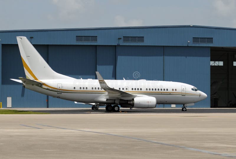 Passenger jet airplane stock image. Image of hangar, airplane - 10443733