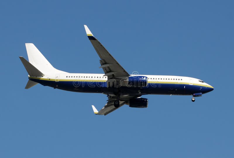 Passenger jet airplane stock image. Image of airliner - 13376811