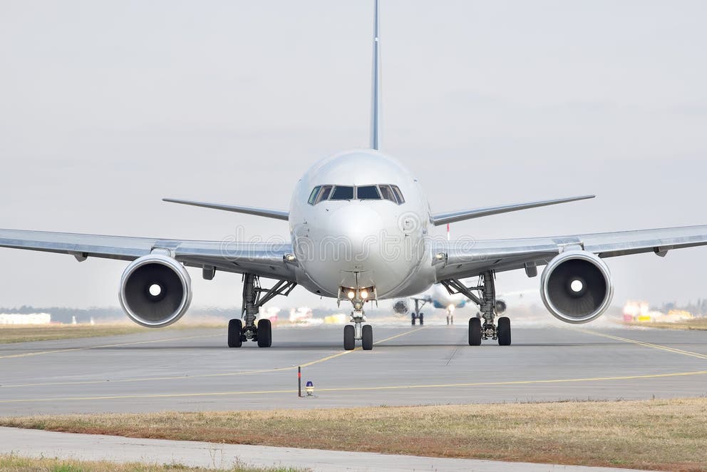 Passenger jet stock image. Image of aviation, white, cockpit - 51236575