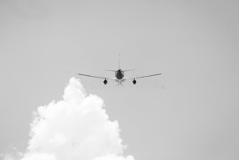 Passenger Jet Plane Taking Flight Stock Image - Image of aviation ...