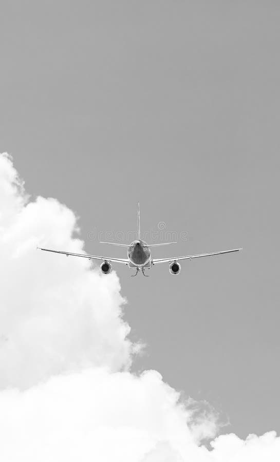 Passenger Jet Plane Taking Flight Stock Photo - Image of passenger ...