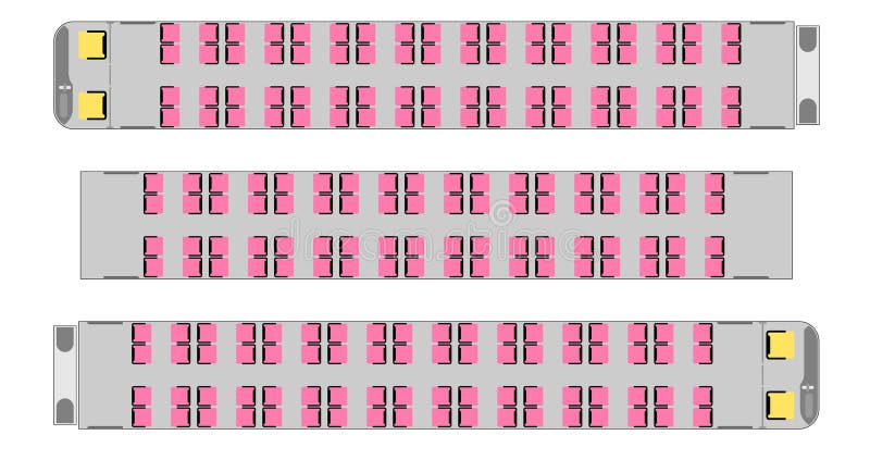 Passenger Metro Train Seat Map Stock Illustration - Illustration of ...