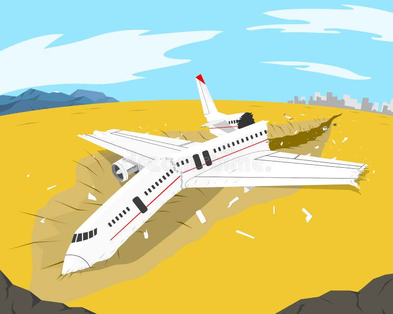 Plane Crashed Stock Illustrations – 65 Plane Crashed Stock ...