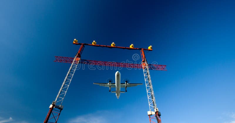 Passenger plane stock photo. Image of flight, sunrise - 41748744