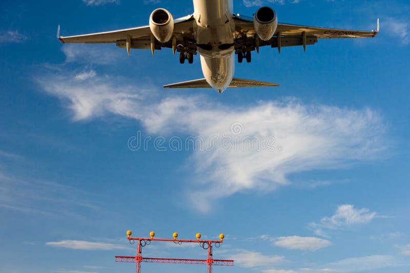 Passenger plane stock photo. Image of cockpit, blue, plane - 41749344