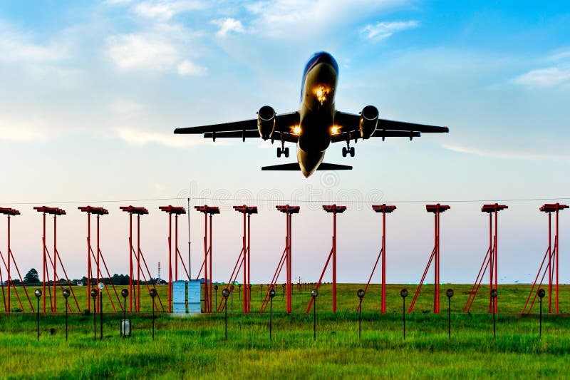 Passenger plane fly up stock photo. Image of flight, departure - 46508880