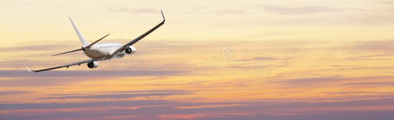The passenger plane flying stock photo. Image of jetliner - 265060310