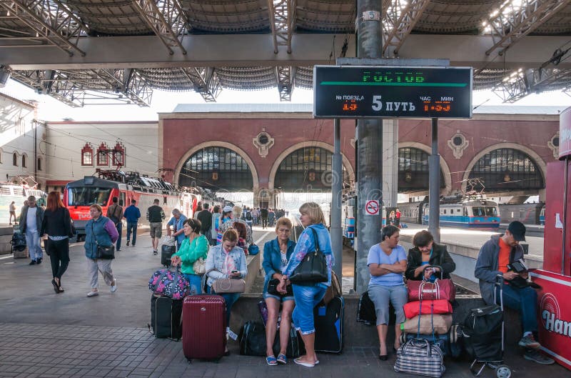 Passenger Platform of Moscow Kazansky Railway Station Editorial Photo ... Passenger Platform of Moscow Kazansky Railway Station Editorial Photo ...