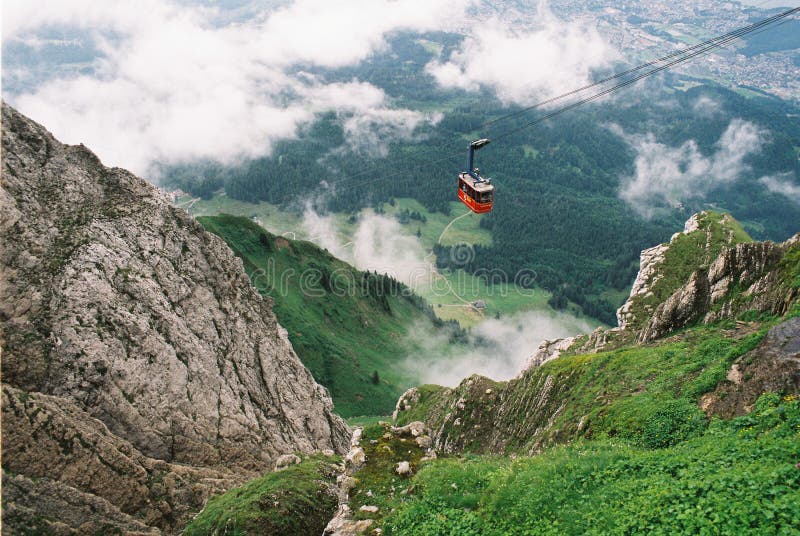 Passenger ropeway stock photo. Image of grindelwald, landscape - 7790206