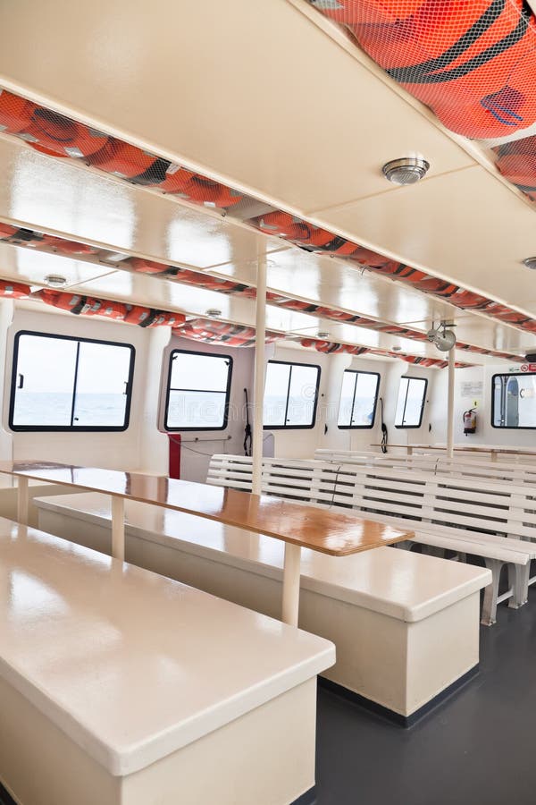 Passenger S Recreational Ship Interior Stock Image - Image of interior ...