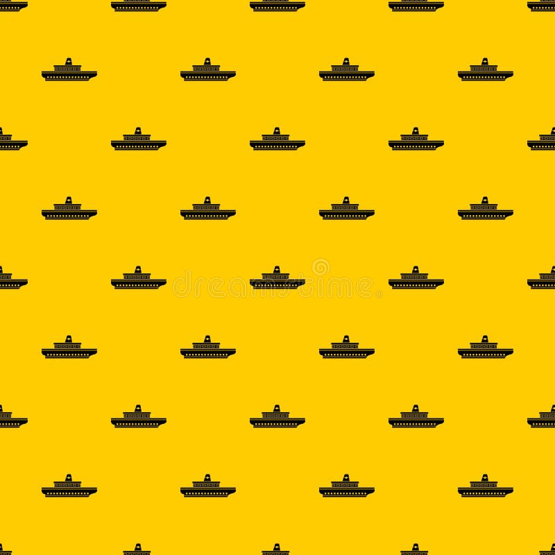 Passenger Ship Pattern Vector Stock Vector - Illustration of repeat ...