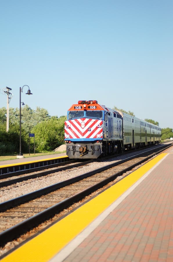 Passenger train stock image. Image of rail, travel, passenger - 2635207