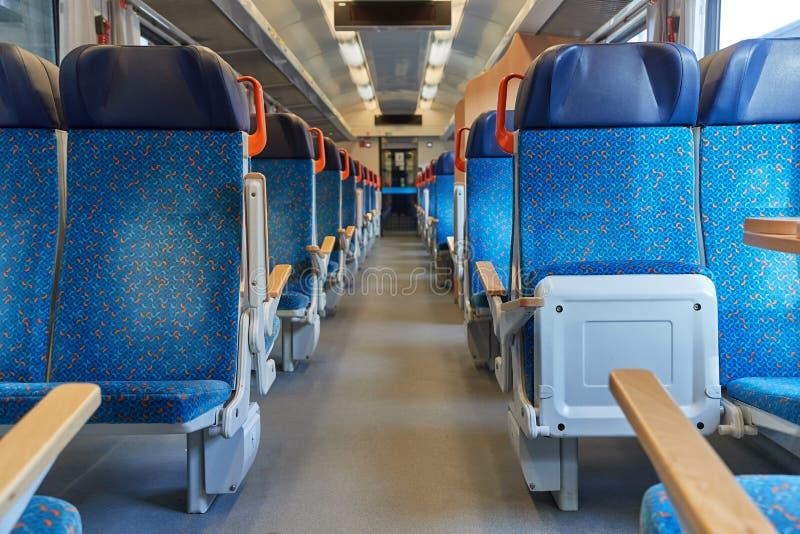 Passenger Train interior stock image. Image of inside - 175763511