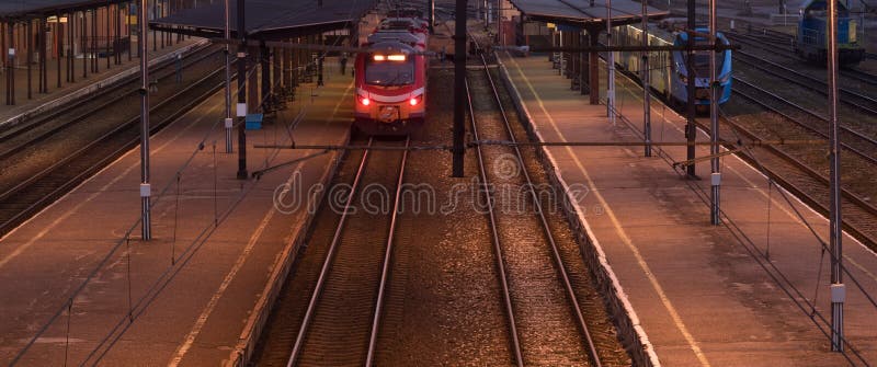 Railway stock photo. Image of railway, engineering, generation - 243120800
