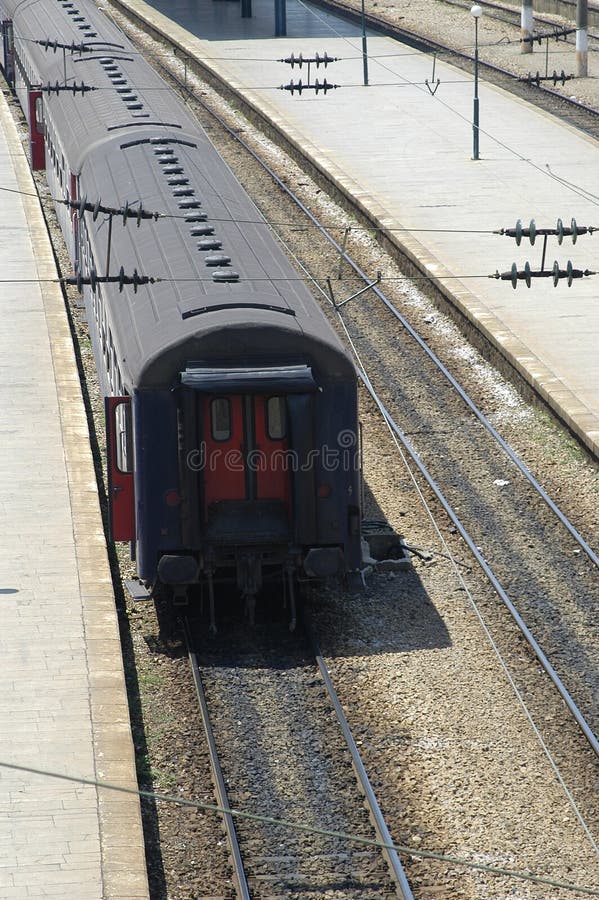 Passenger Train At Station Picture. Image: 4477478