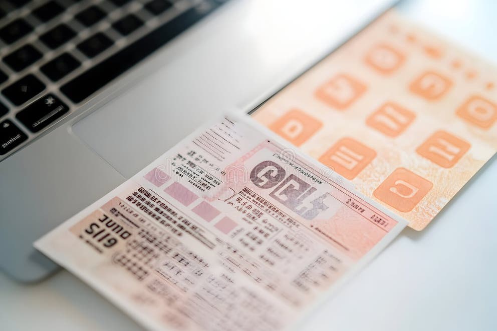 Passenger Train Ticket on Laptop Keyboard Stock Image - Image of laptop ...