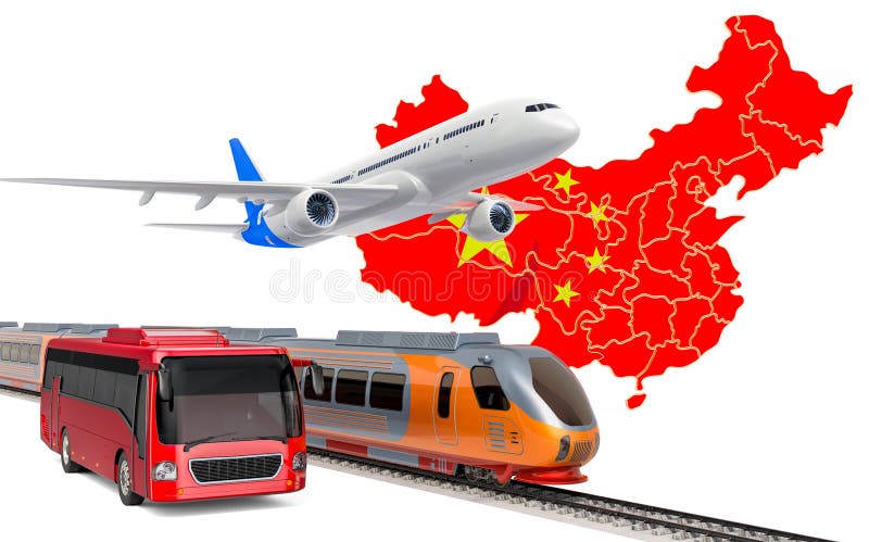 Passenger Transportation in China by Buses, Trains and Airplanes ...