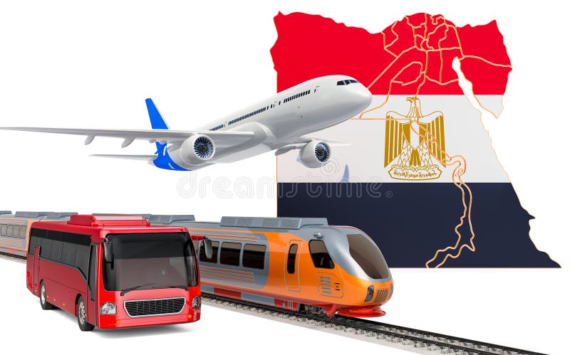 Passenger Transportation in Egypt by Buses, Trains and Airplanes ...